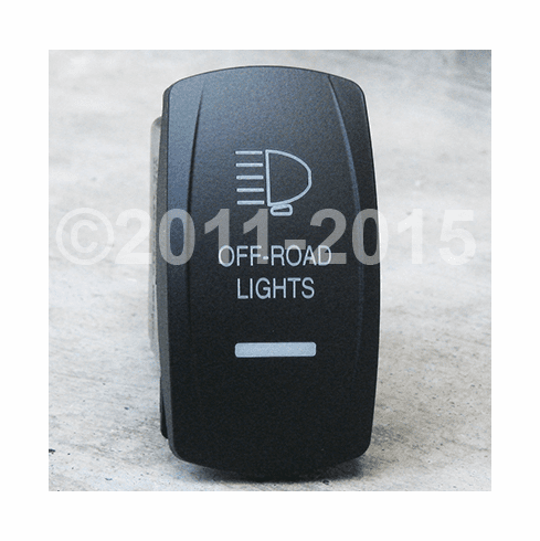 Off-road Lights - Dual Led Lighted Rocker Switch