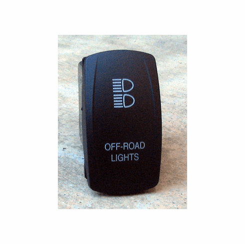Off-Road Lights Switch - Dual Led Lighted Rocker Switch