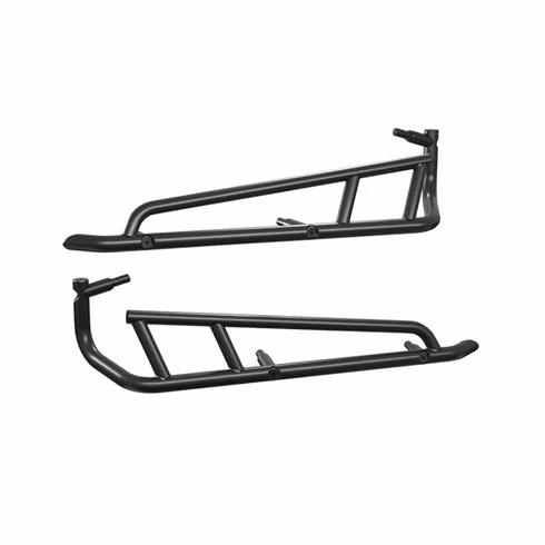 Polaris HD Kick-Out Rock Sliders for 2024 RZR XP - Black | Red