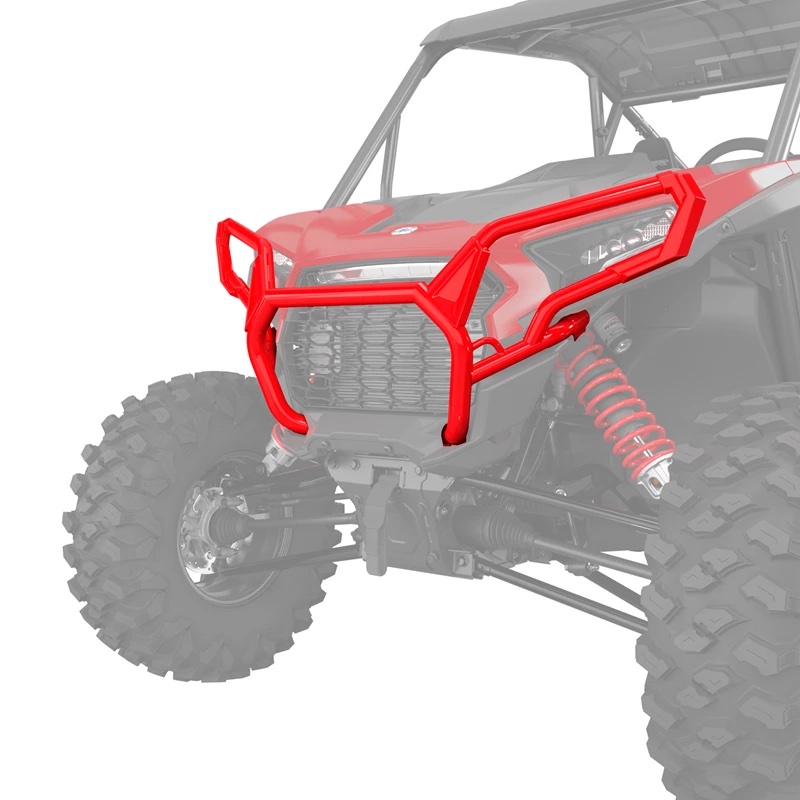 Polaris High Coverage Front Bumper for 2024 RZR XP | XP 4 - Black | Red