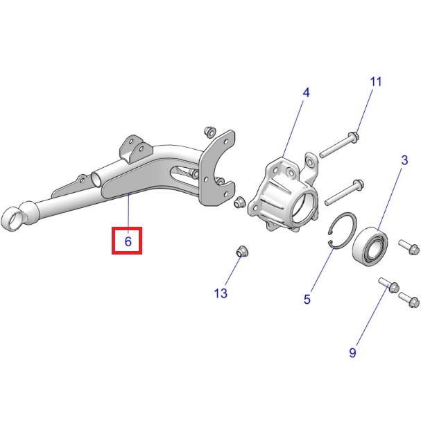 Genuine Polaris OEM Trailing Arms for Polaris RZR 200 - LH | RH