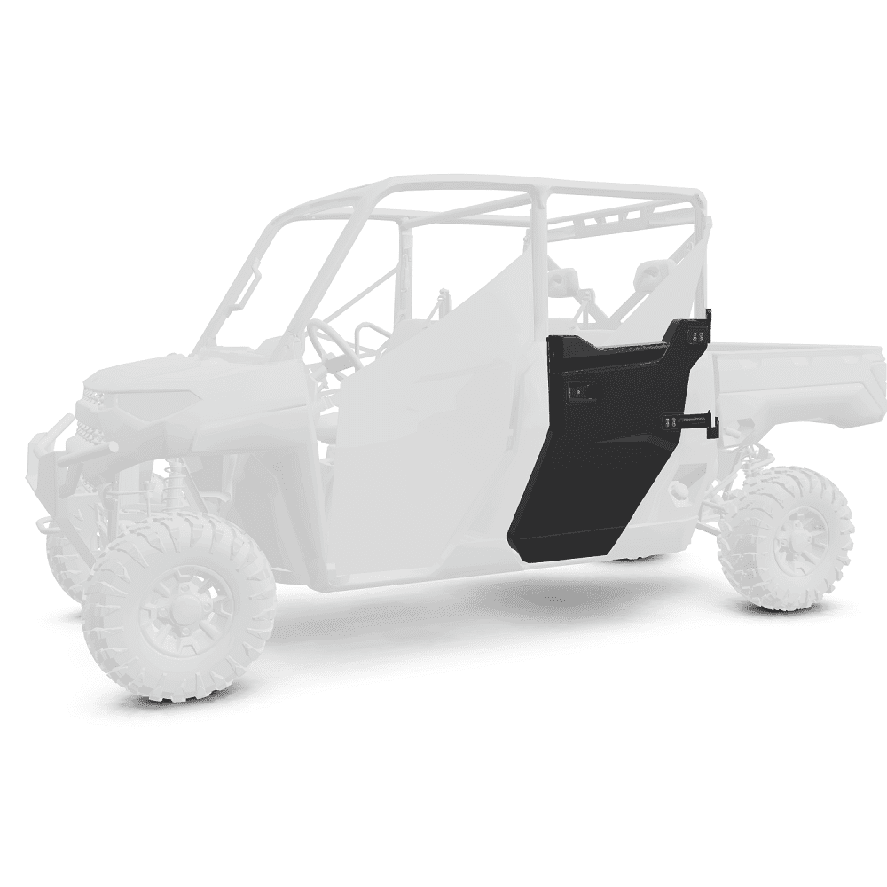 Polaris Ranger XP 1000 Crew Rear Half Doors - Poly