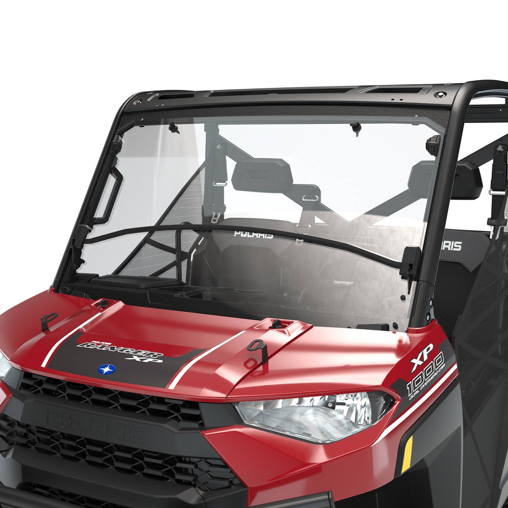 Polaris Ranger Polycarbonate Flip-Down Full Clear Windshield