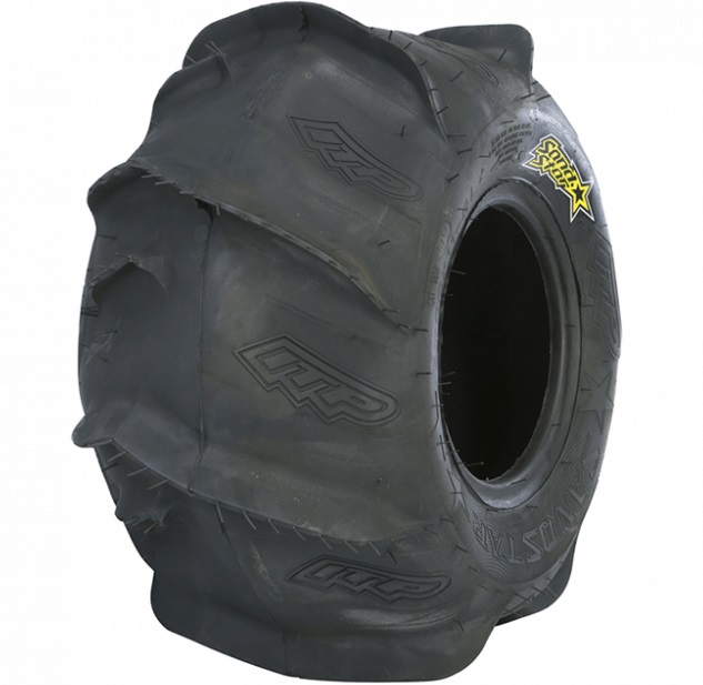 DWT Spun Aluminum Wheel | ITP Sand Star Paddle Tire Package for Polaris ...