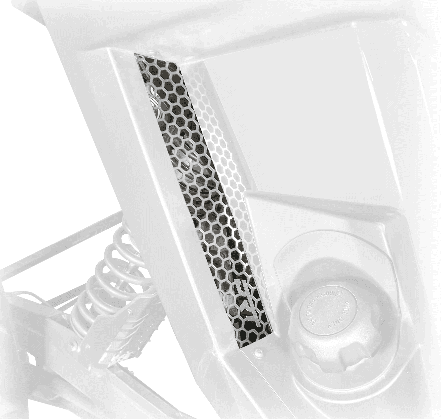 DRT | 2020+ Polaris RZR Pro R | Turbo R | Aluminum Rear Fender Screen Set