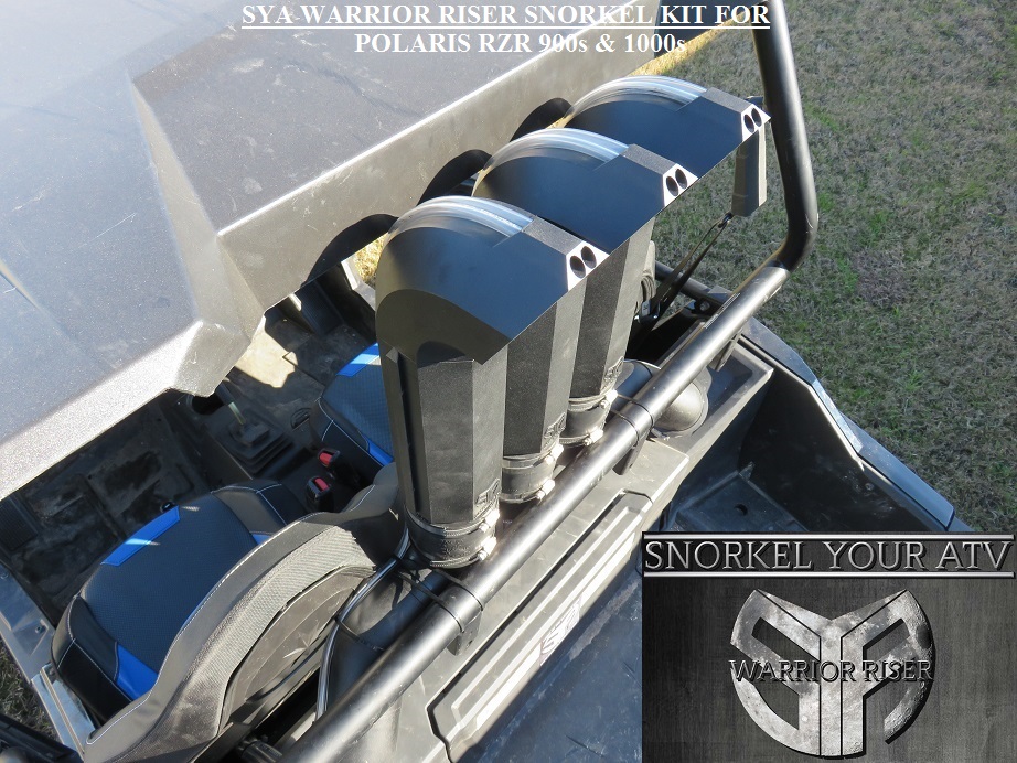 SYA Polaris RZR S 900 | RZR 4 900 Warrior Riser Snorkel Kit