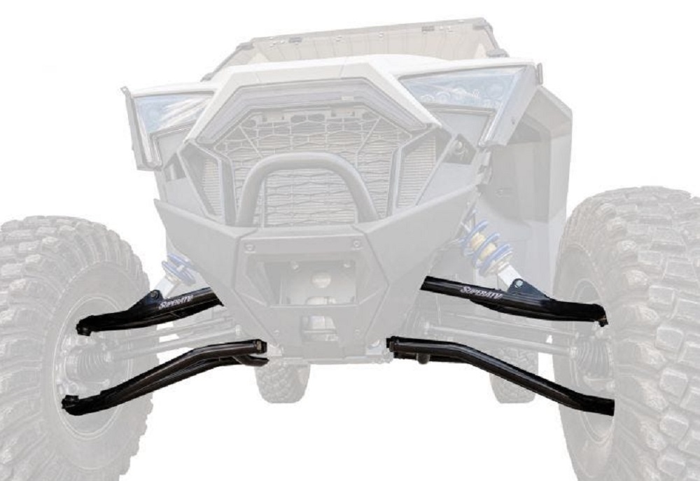 Super ATV High Clearance 1.5" Forward Offset A-Arms for Polaris RZR PRO XP