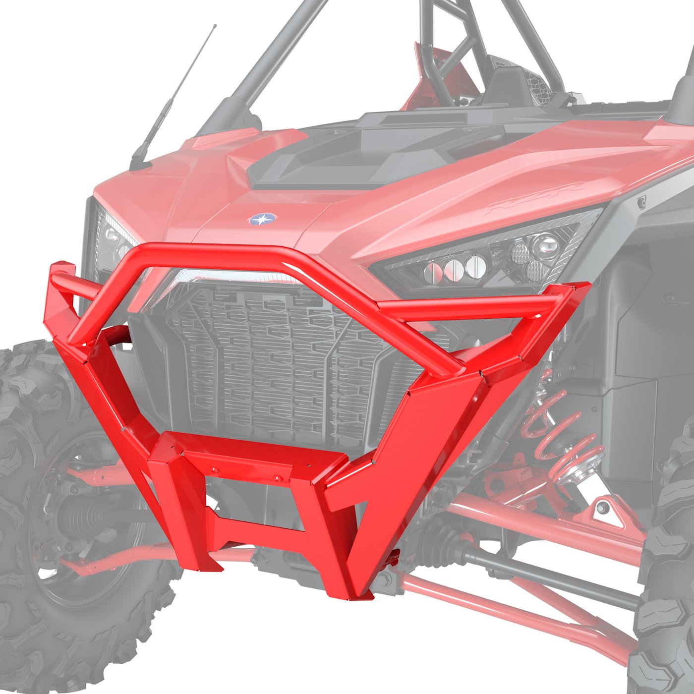 Genuine Polaris High Coverage Front Bumper for RZR Pro XP | Pro XP 4