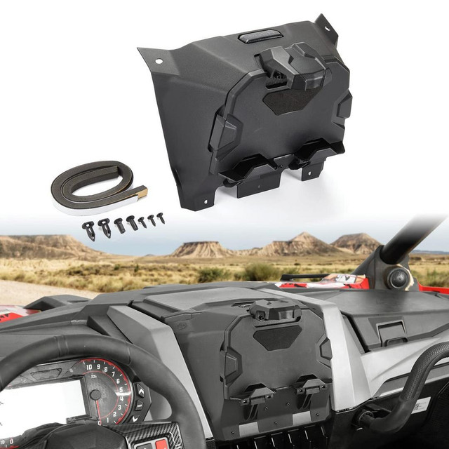 Polaris RZR Pro XP / Turbo R Tablet Holder W/ Storage Box