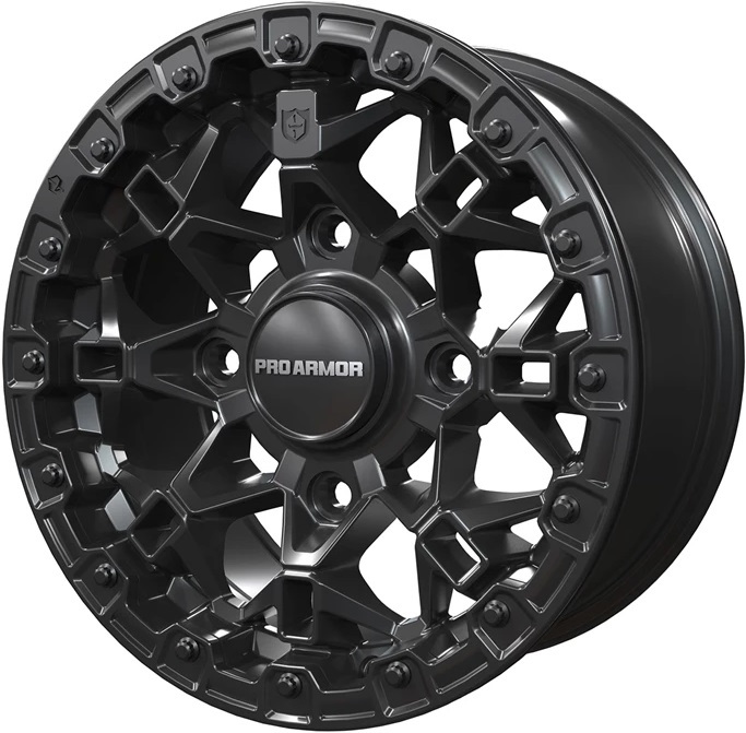 Pro Armor 5305 Beadlock UTV Wheel 15" x 7" - Semi Gloss Black