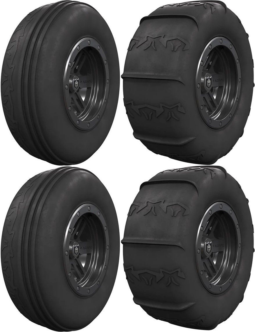 Pro Armor Wheel & Tire Set: Combat x Youth Sand 8XT