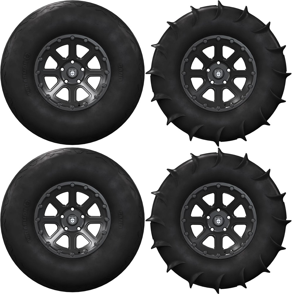 Pro Armor Wheel & Tire Set: Sand 16XT - 32" R15