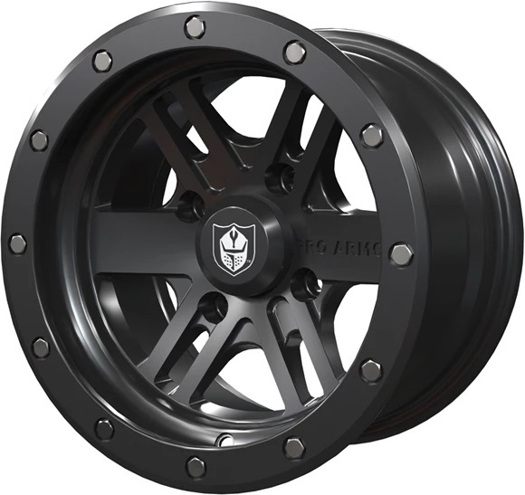 Polaris RZR 200 Pro Armor Wheel & Tire Set: Combat x Youth Crawler - Black