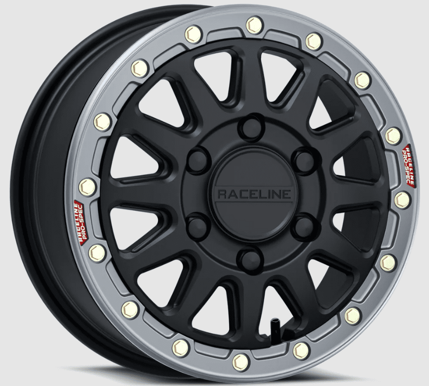 Raceline | 2024+ Can-am Maverick R | A14 Alpha Beadlock Wheel - Black ...