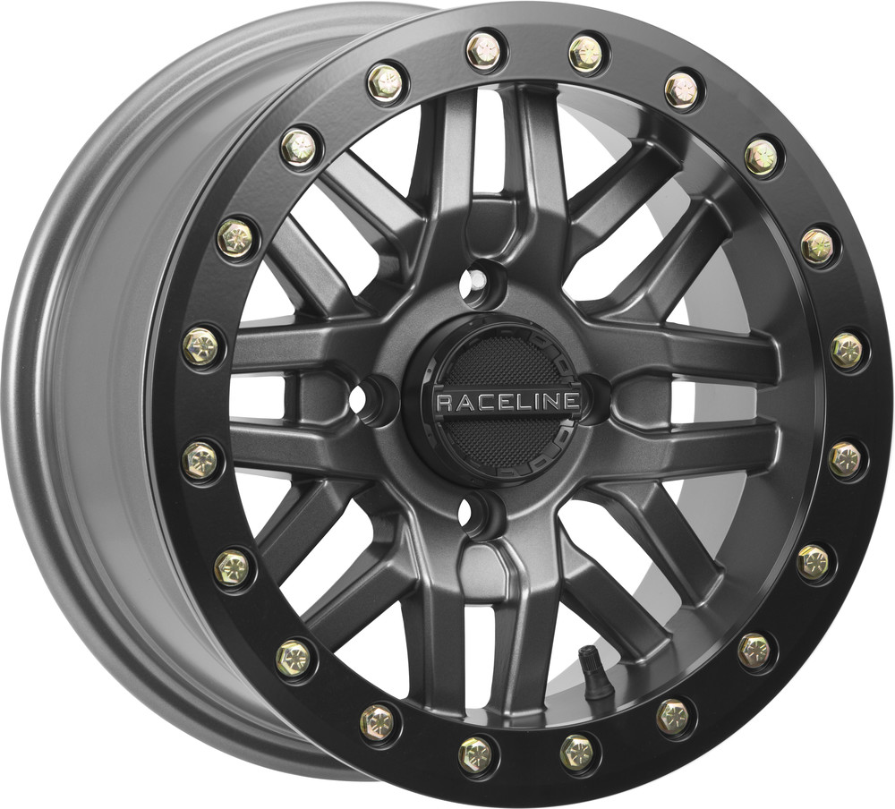 Raceline Ryno UTV Beadlock Wheel - GunMetal