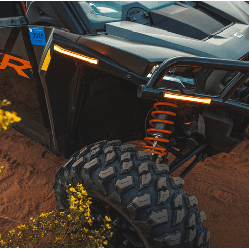 Ravek | 2022+ Polaris RZR Pro R | Pro R 4 | Running Apex Lights - Amber