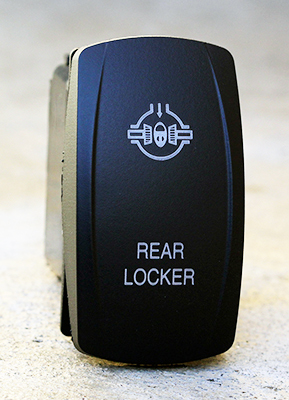 Rear Locker Switch - Dual Led Lighted Rocker Switch