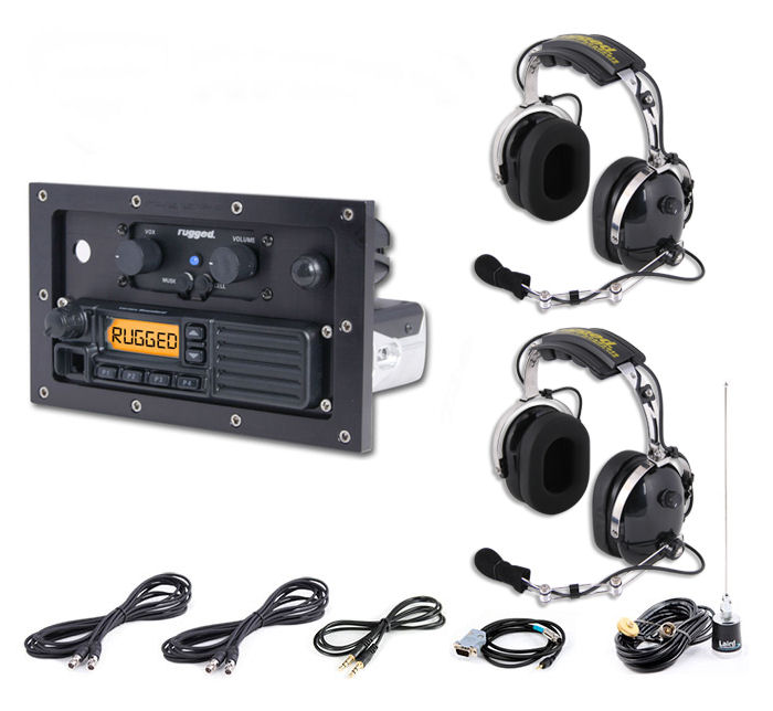 RHINO 660 2-Place Intercom with Vertex Radio and H22