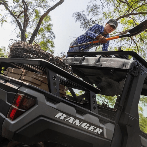 Rhino-Rack Rear Bed Rack Mount for Polaris Ranger 1000 | XP 1000