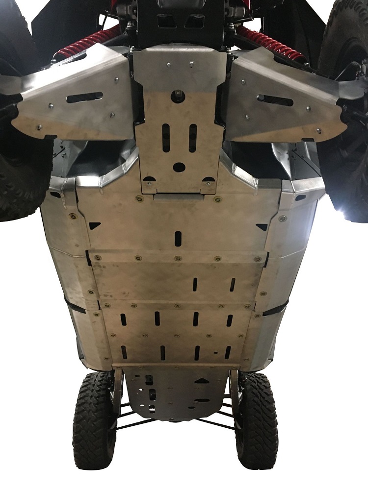 Ricochet Honda Talon X-4 | 12-Piece Complete Skid Plate Set - Aluminum ...