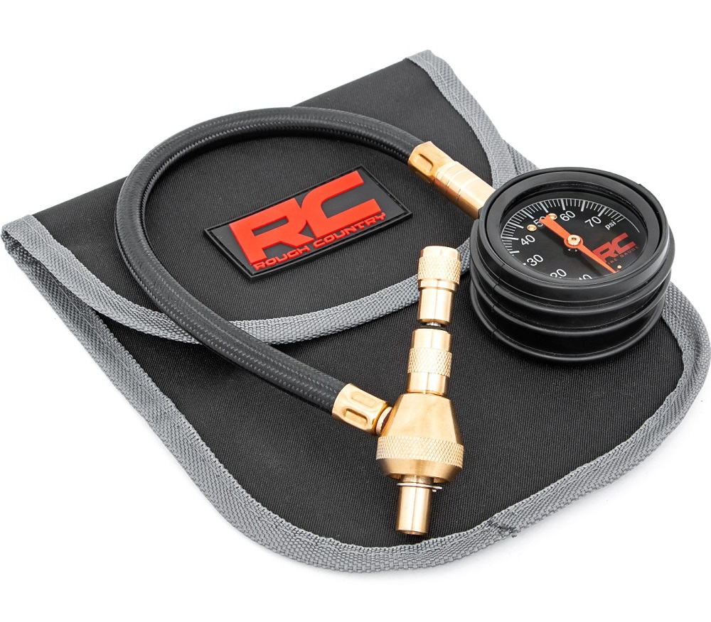 Rough Country Rapid Tire Deflator PSI Gauge W/ Carrying Case