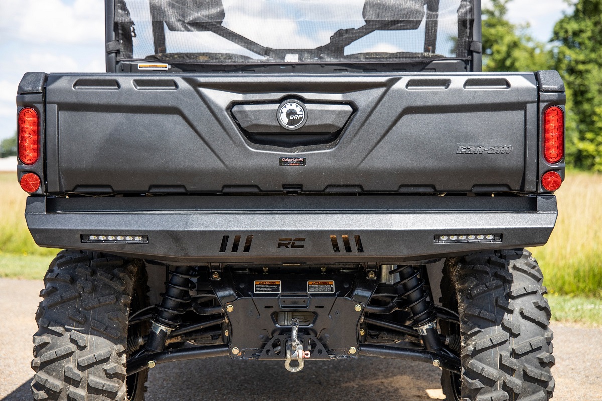 Rough Country Rear Bumper for Can-Am Defender / Polaris Ranger XP 900 ...