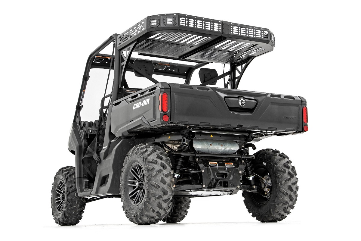 Rough Country Rear Cargo Rack For Can Am Defender