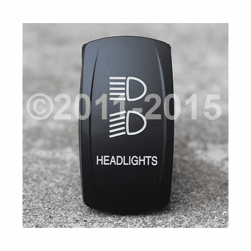 Rzr Headlights - Dual Led Lighted Rocker Switch