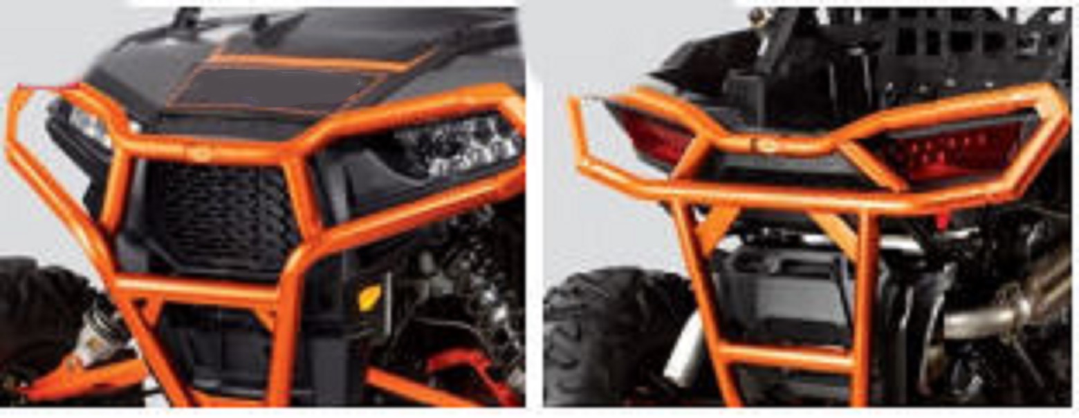RZR XP 1000 Orange Extreme Bundle Attachments By Polaris