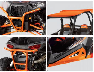 RZR XP 1000 Orange Low-pro Bundle By Polaris