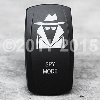 Spy Mode - Dual Led Lighted Rocker Switch