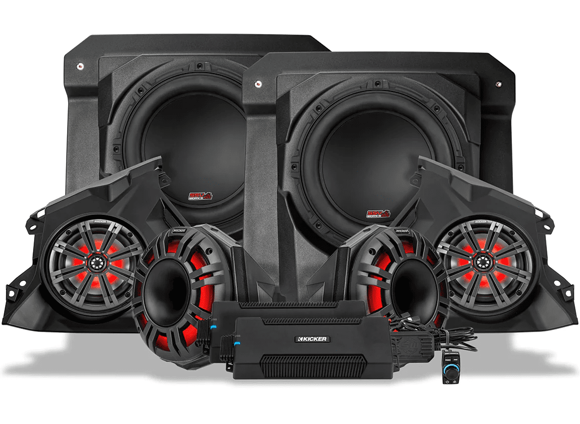 SSV | 2024 Can-am Maverick R | Phase 6 - K Spec | 6 Speaker System with ...