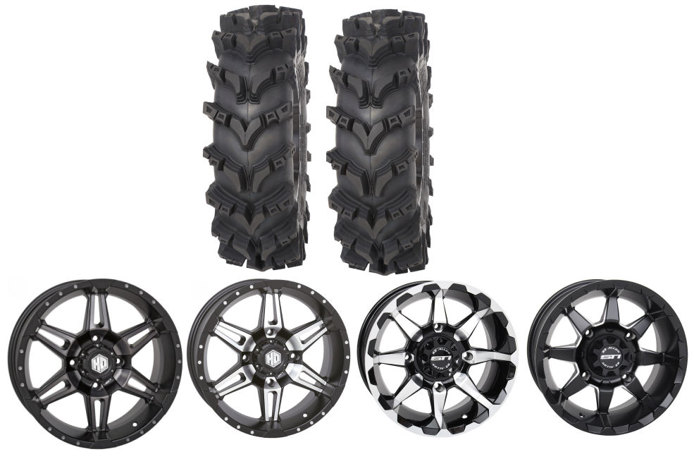 STI 17" Out and Back Max Tire and HD Wheel Package