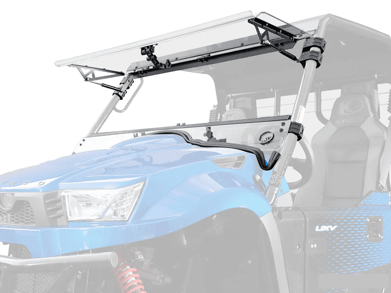 Super ATV | 2019+ Kymco UXV 700i | Scratch Resistant Flip Windshield