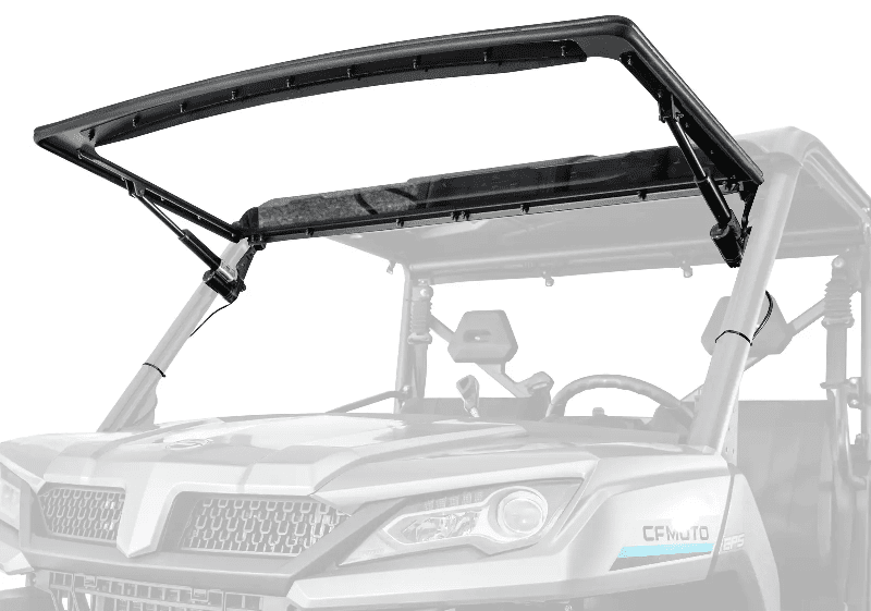 Super ATV | CF Moto UForce 1000 | MaxDrive Power Flip Windshield