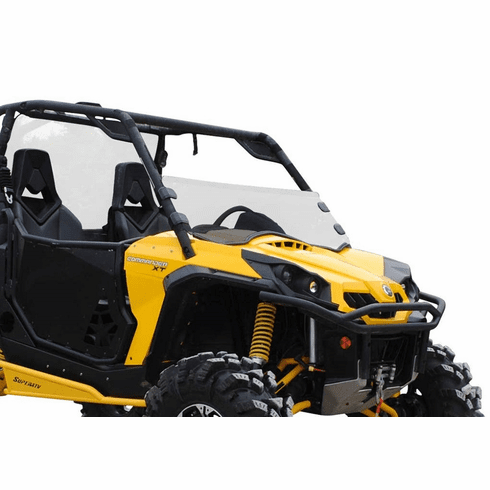 Super ATV Clear / Tinted Half Windshield for Can-Am Commander