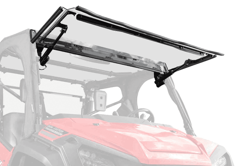 Super ATV | Honda Pioneer 1000 Maxdrive Power Flip Windshield