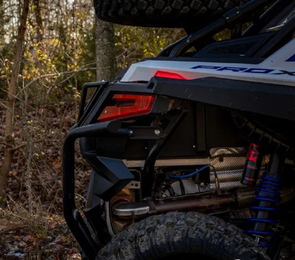 Super ATV Rear Bumper for Polaris RZR Turbo R / PRO XP