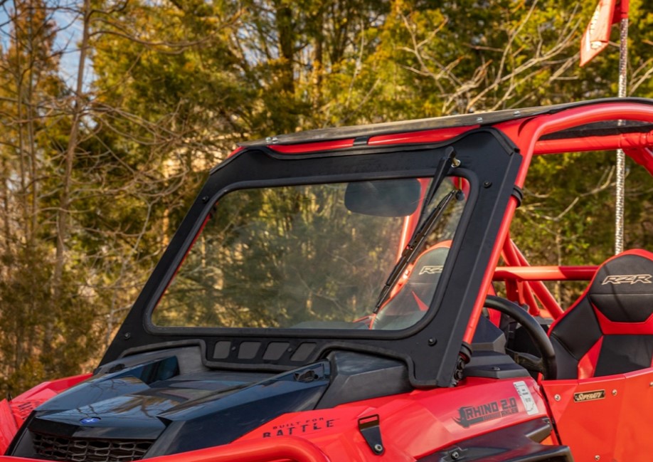Super ATV Glass Windshield for Polaris RZR XP Turbo S
