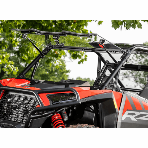 Super ATV Polaris RZR XP 4 Scratch-Resistant Flip Windshield
