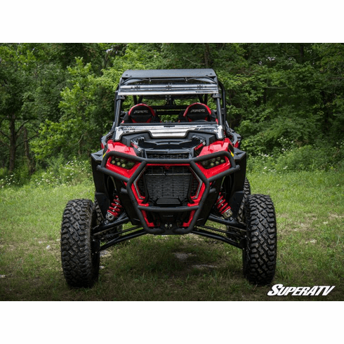 Super ATV Scratch Resistant Flip Up Windshield for Polaris RZR XP Turbo ...