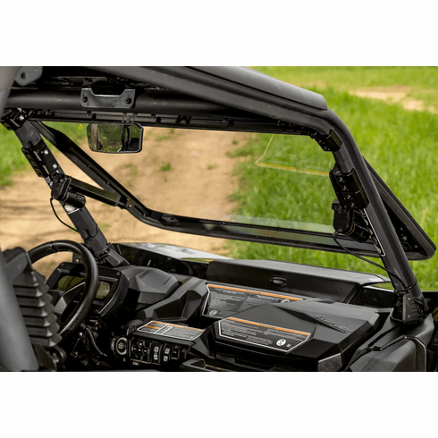 Super ATV | 2021+ Can-am Commander | Maxdrive Power Flip Windshield