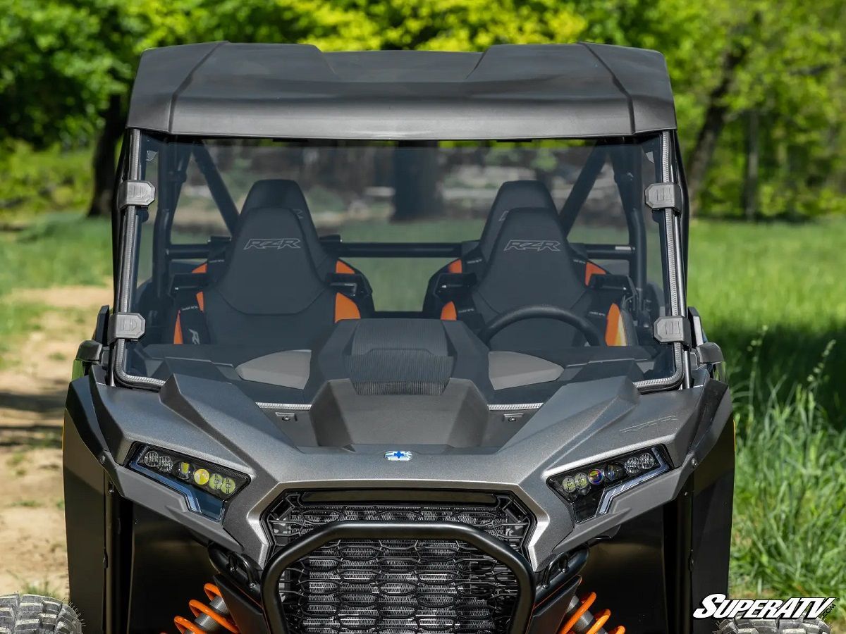 SuperATV Full Windshield for 2024+ Polaris RZR XP - Clear | Tinted