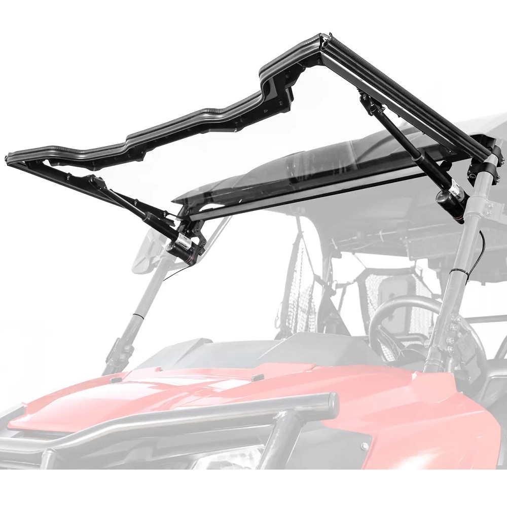 SuperATV MaxDrive Power Flip Windshield for Honda Pioneer 700 | 700-4