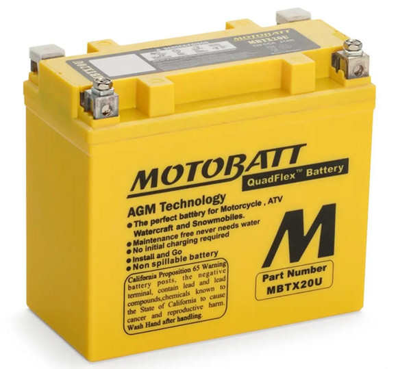 SuperATV MotoBatt CanAm Maverick Upgraded OEM Replacement AGM Battery