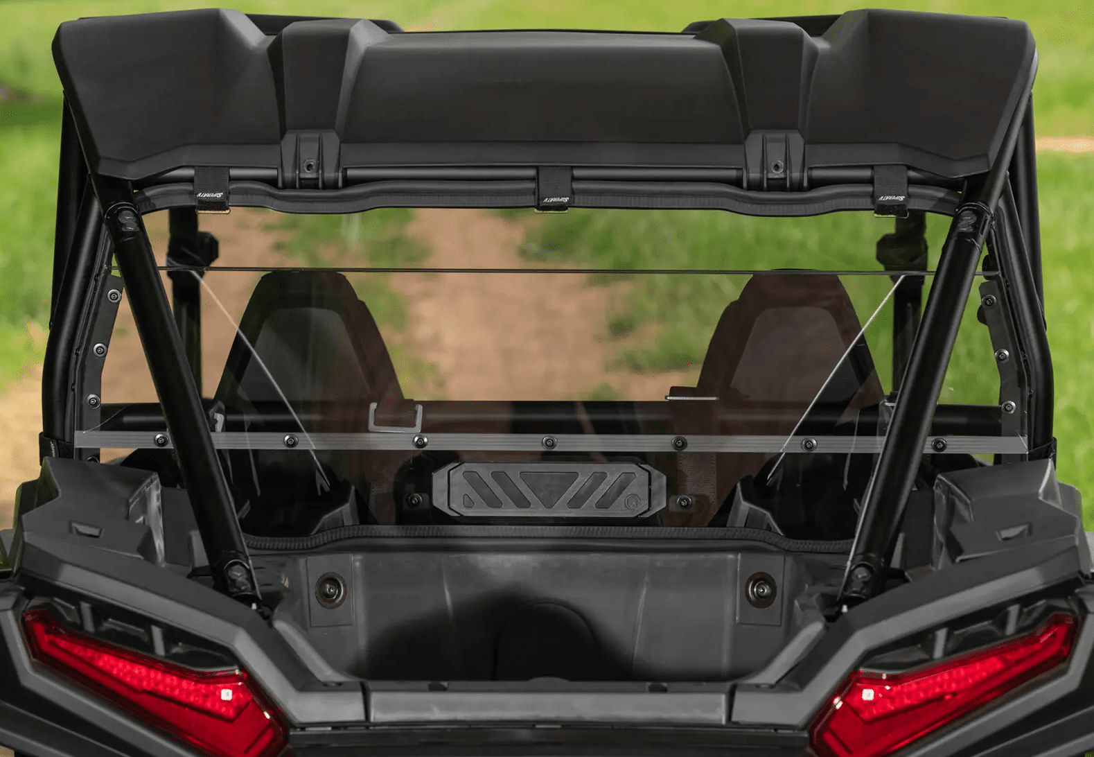 Superatv Polaris RZR XP Rear Vented Windshield