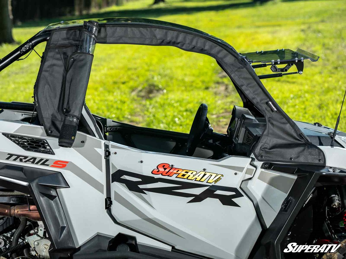 SuperATV Primal Soft Cab Enclosure Upper Doors for Polaris RZR Trail ...
