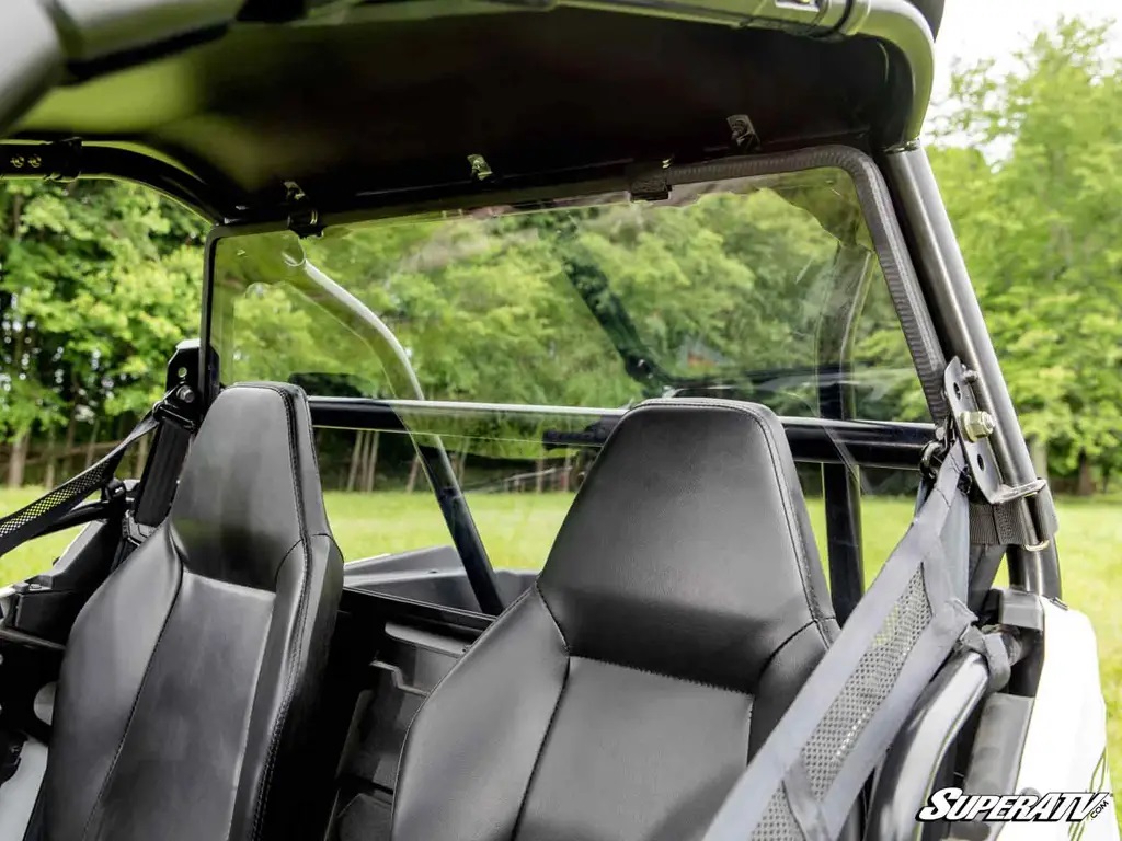 SuperATV Rear Poly Windshield for Polaris RZR 200