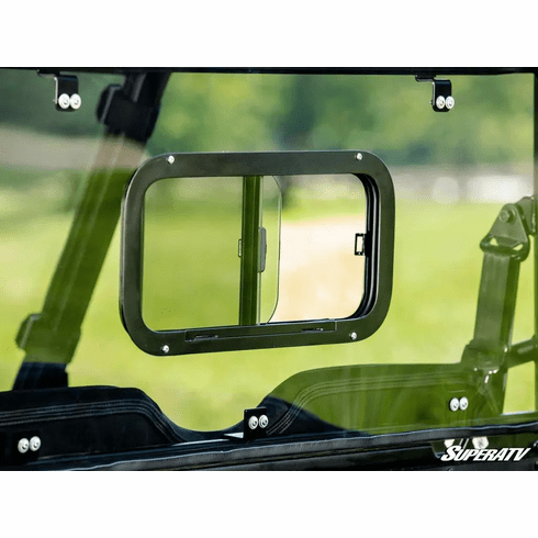 SuperATV Rear Windshield with Rear Sliding Window for 2015+ Polaris ...