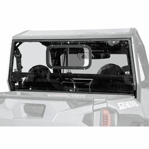 SuperATV Sliding Rear Window for Polaris General XP 1000 / 1000